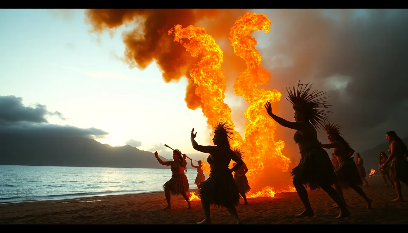 The Legend of the Great Fire Dance: Rituals of Celebration - Polynesian ...